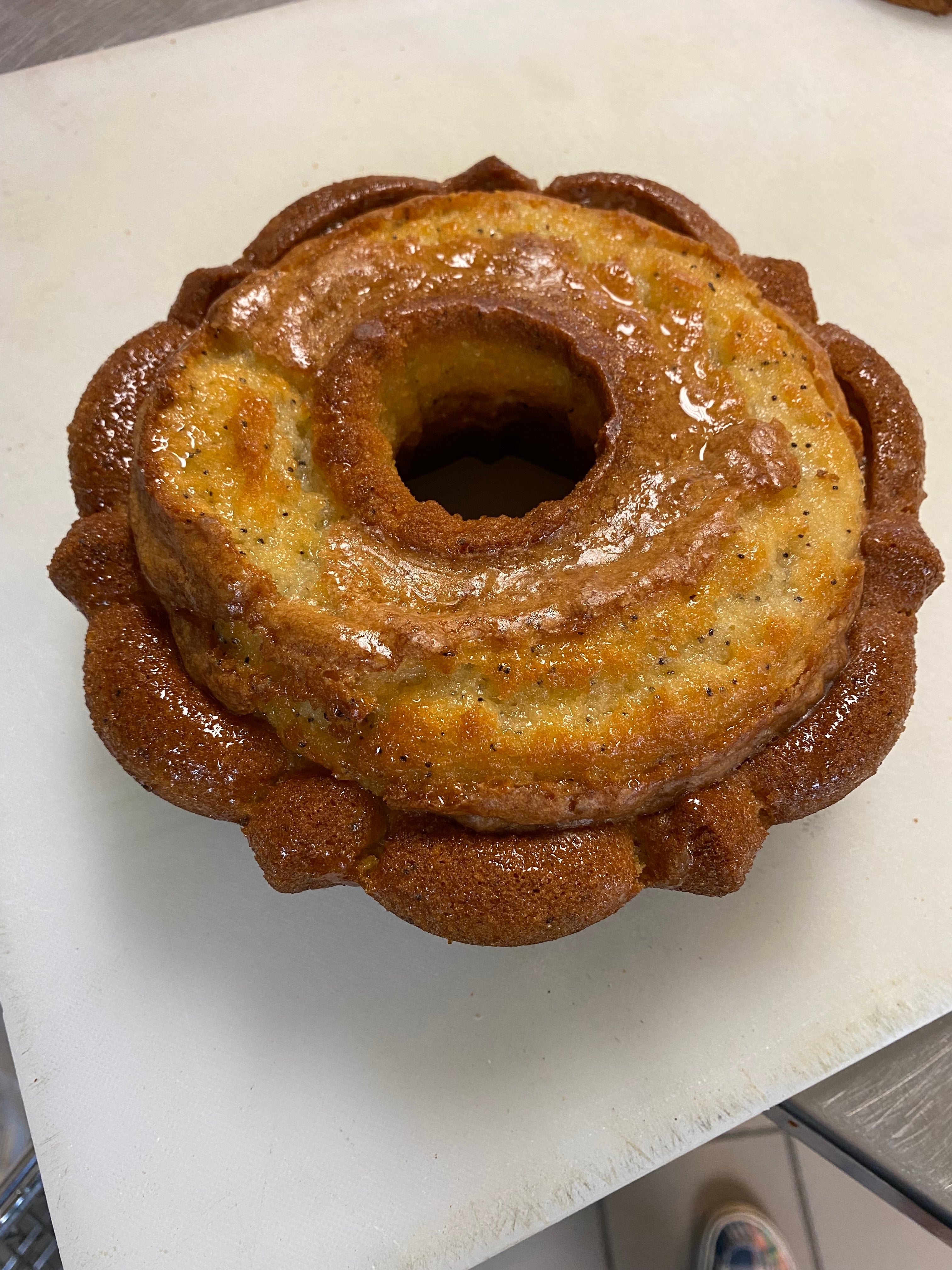 Almond Poppy Coffee Cake | Brick Oven Bakery